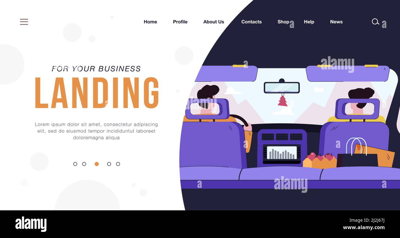 Back seat car couple Stock Vector Images - Alamy