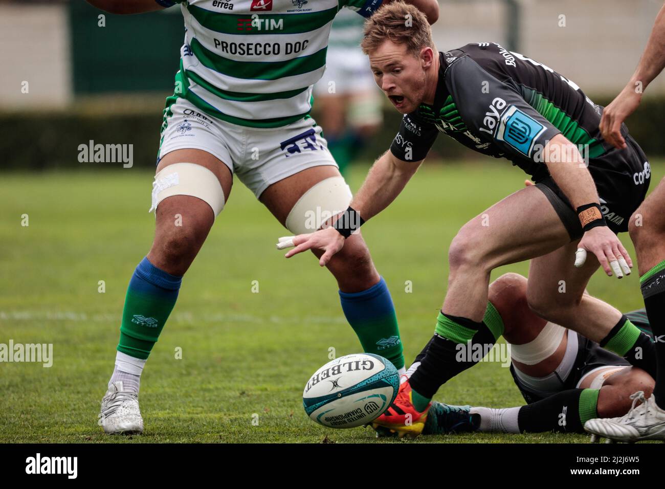 April 2, 2022, Treviso, Italy: Treviso, Italy, Monigo stadium, April 02 ...