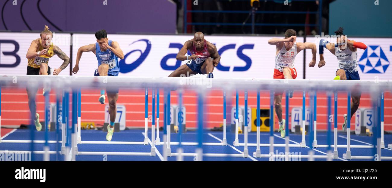 Gregor Traber GER, Kuei-Ru Chen TPE, Grant Holloway USA, Damian Czykier ...