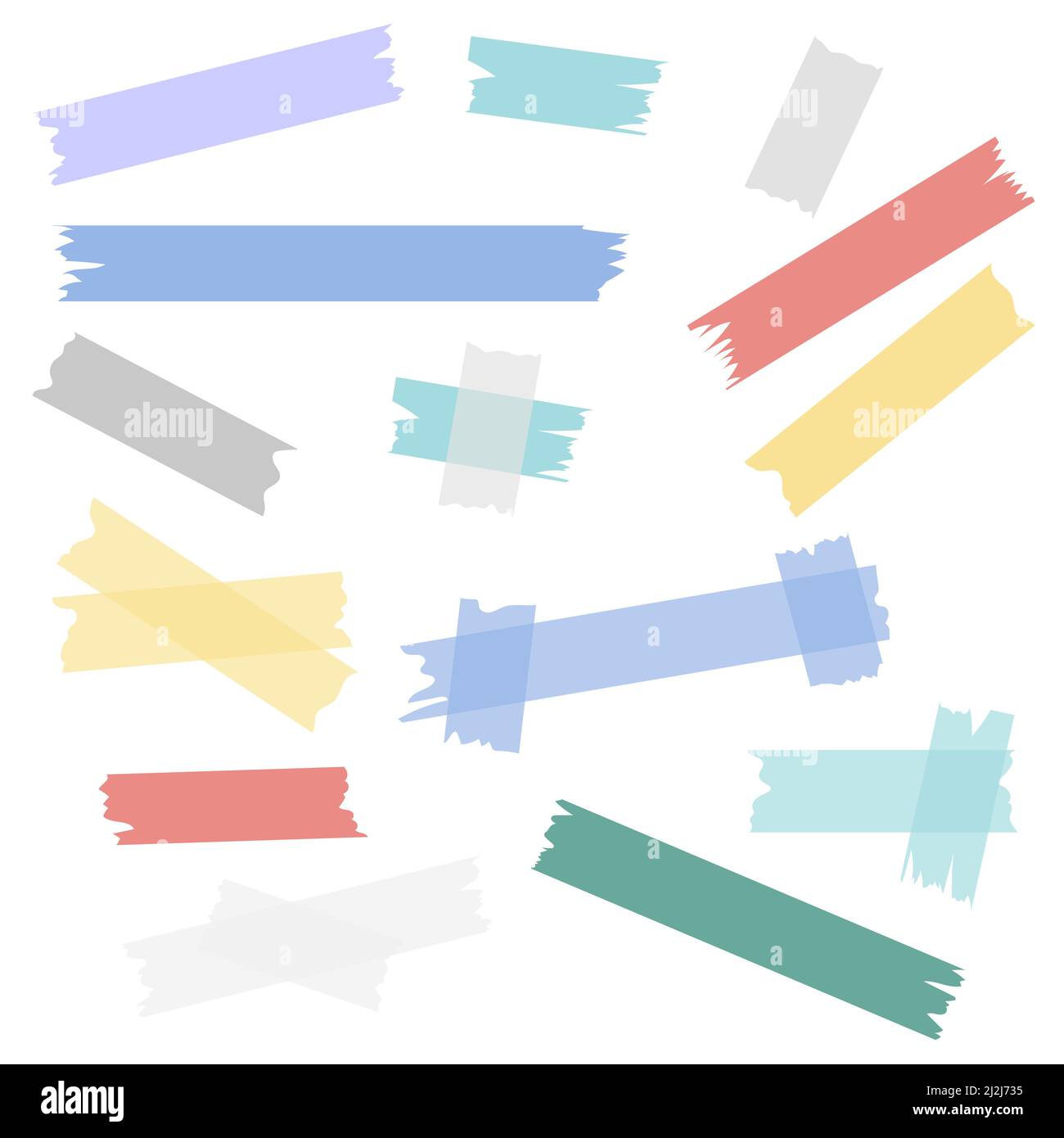 Set of colorful stripped patterns. Cartoon vector illustration. Sticky ...