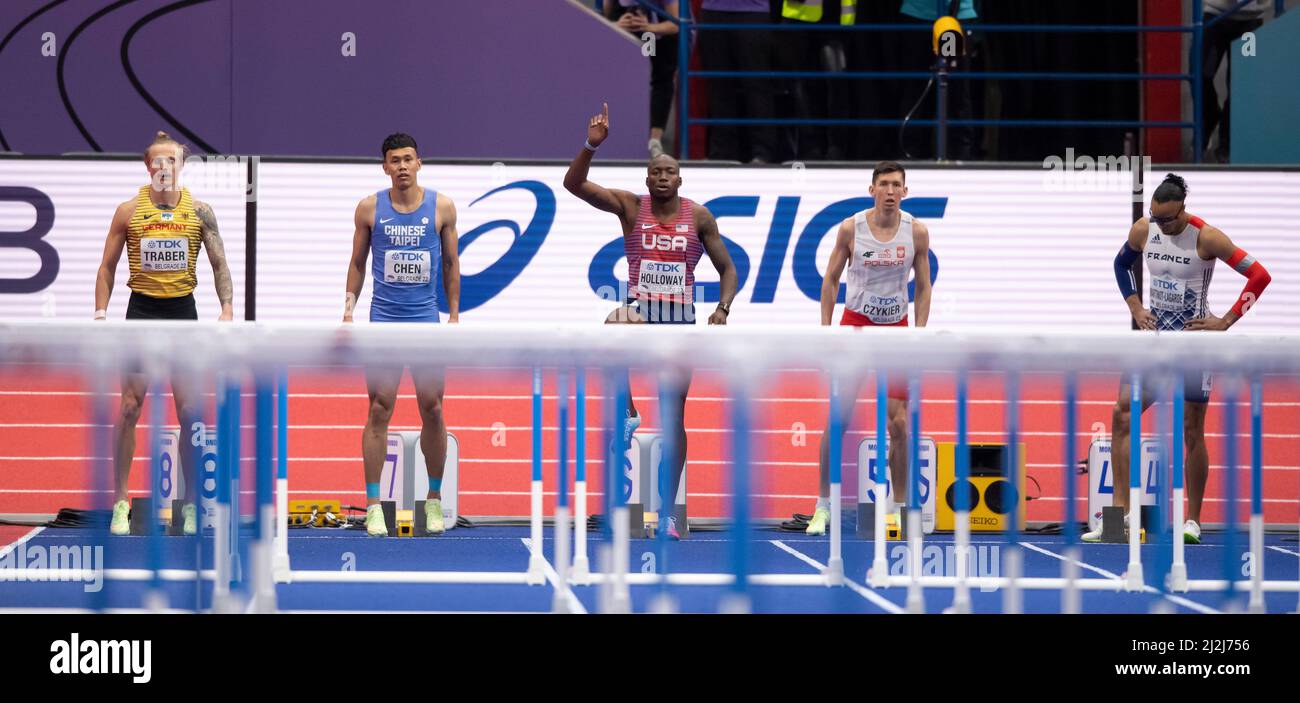 Gregor Traber GER, Kuei-Ru Chen TPE, Grant Holloway USA, Damian Czykier ...