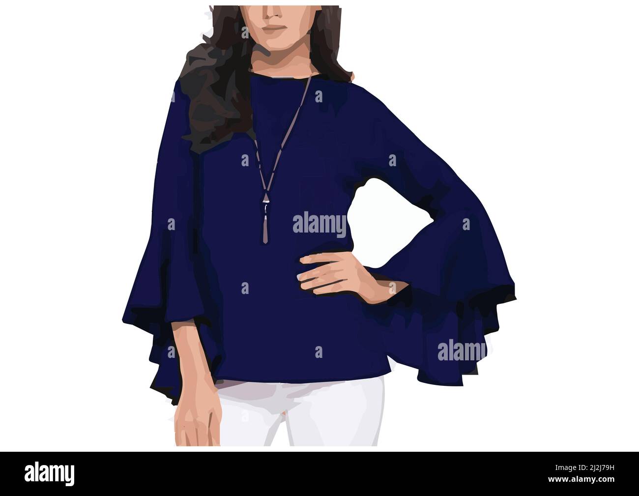 Pretty asian ladies Stock Vector Images - Alamy