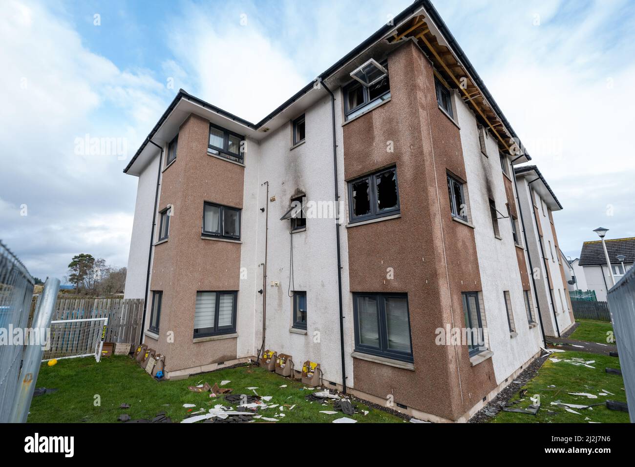 Polvanie View, Inverness, Highlands, Scotland. 1 April 2022. This is ...