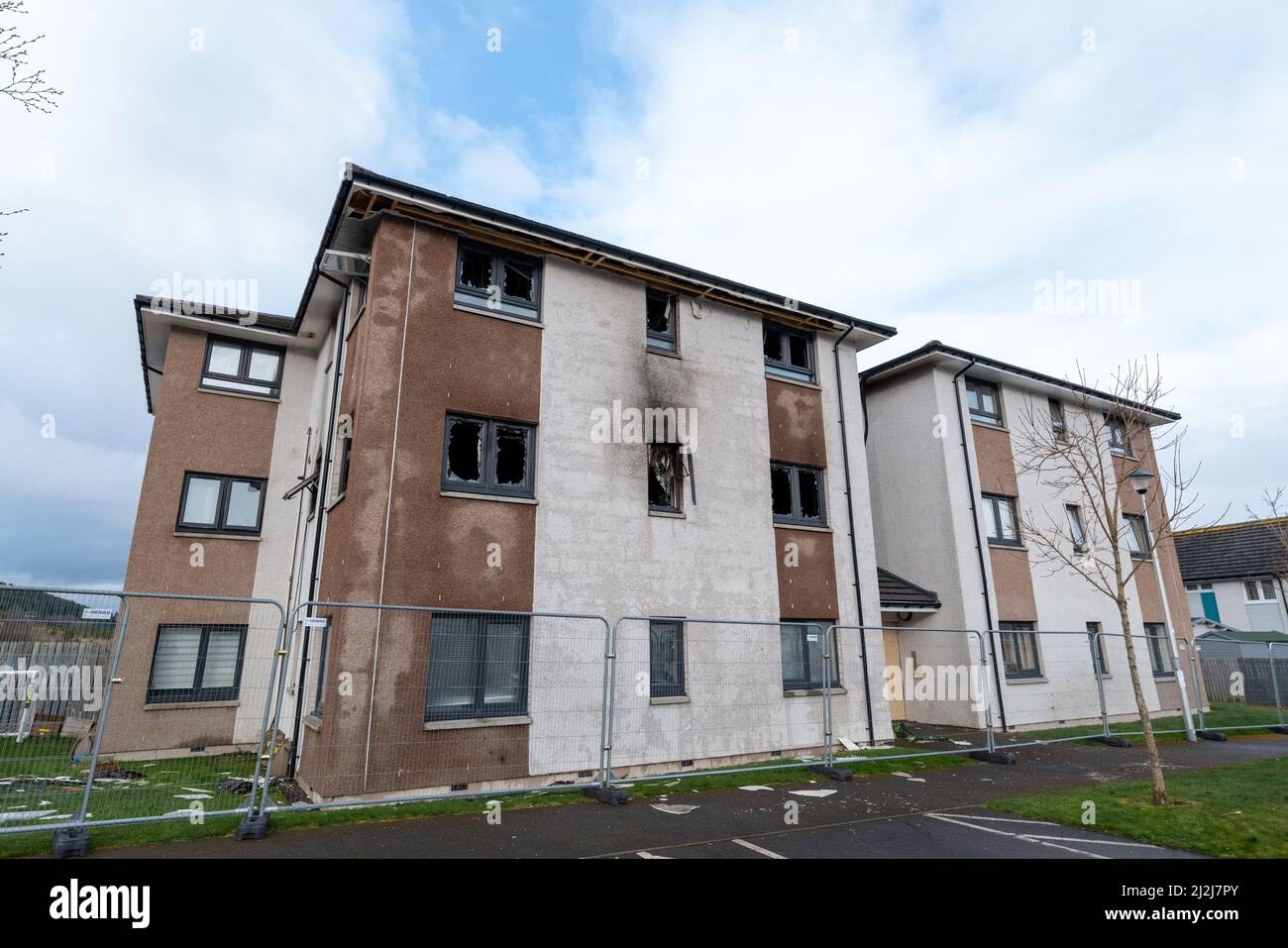 Polvanie View, Inverness, Highlands, Scotland. 1 April 2022. This is ...