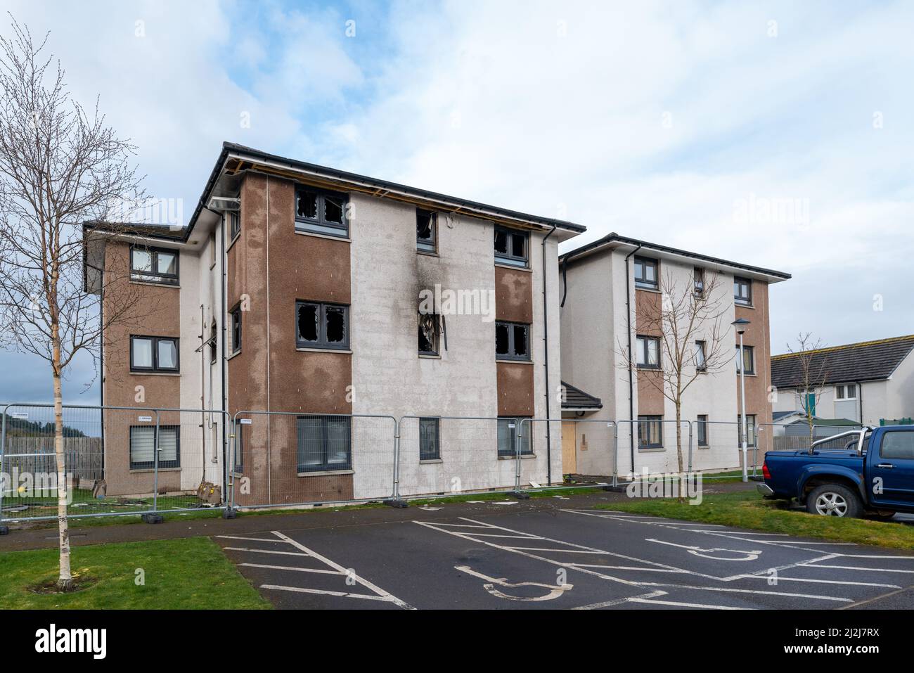 Polvanie View, Inverness, Highlands, Scotland. 1 April 2022. This is ...