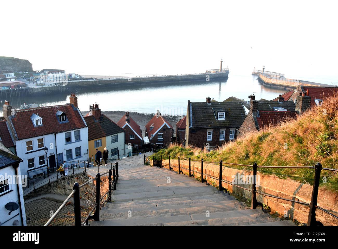 whitby in yorkshire Stock Photo - Alamy