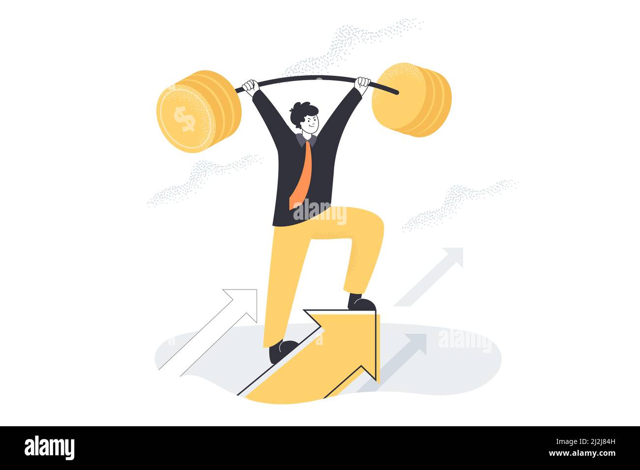 Muscle growth cartoon Stock Vector Images - Alamy