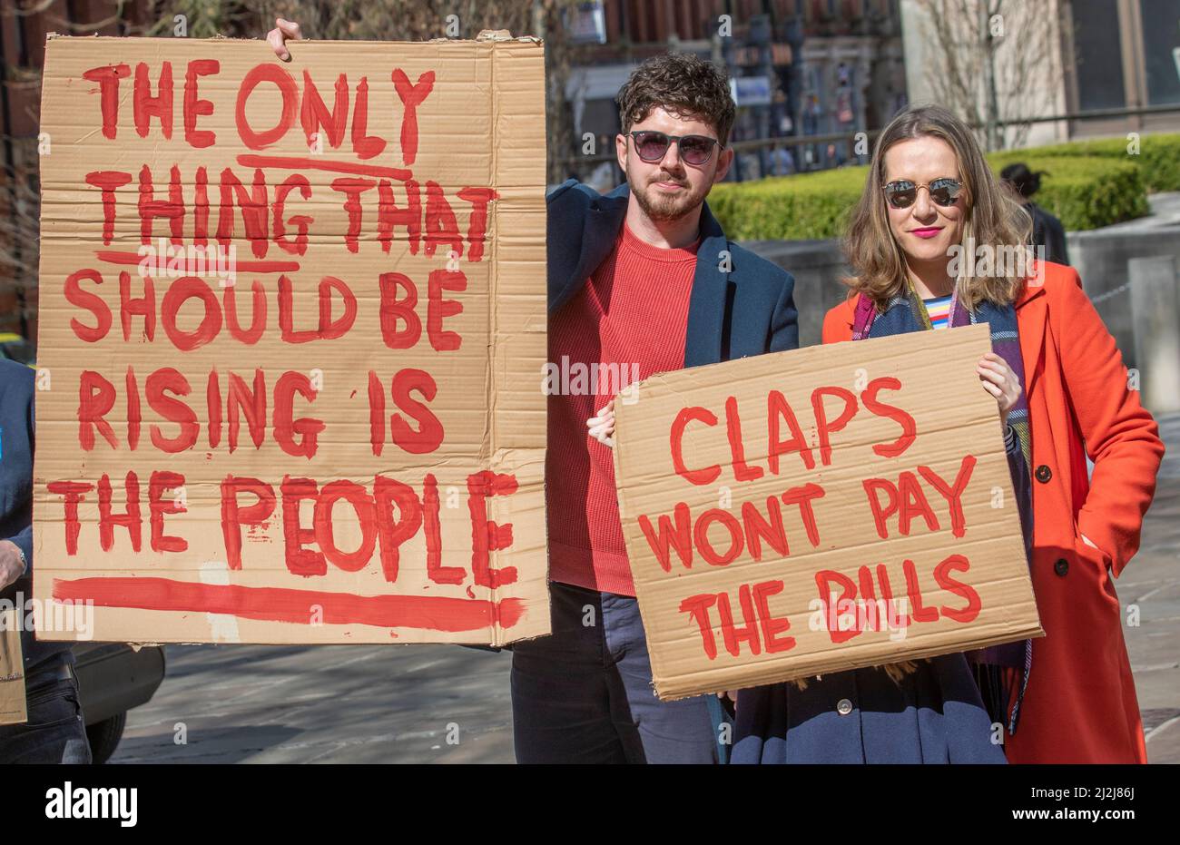 Only thing rising people hi-res stock photography and images - Alamy