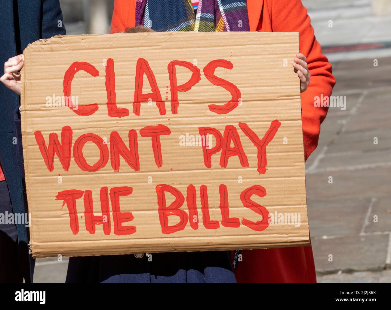 Waving nhs flag hi-res stock photography and images - Alamy