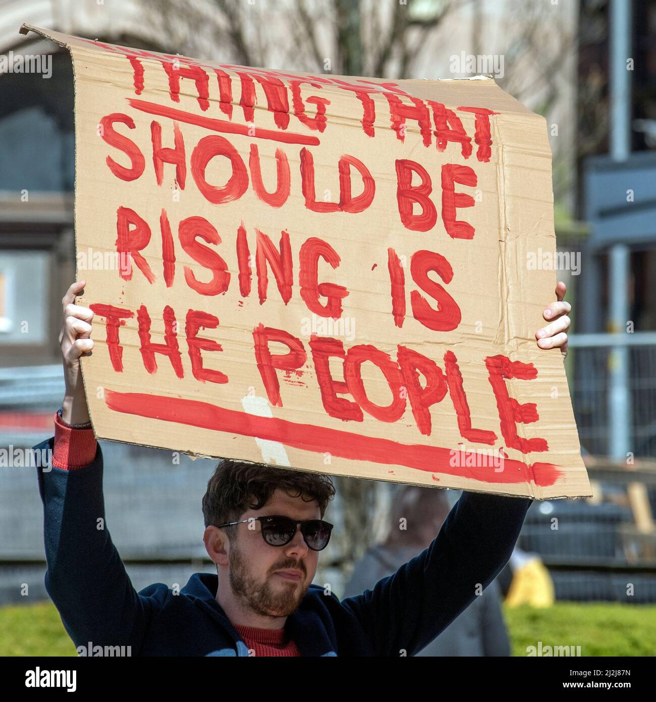 Only thing rising people hi-res stock photography and images - Alamy