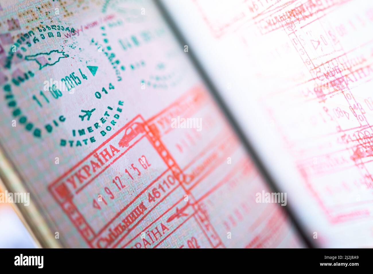 Georgian passport hi-res stock photography and images - Alamy