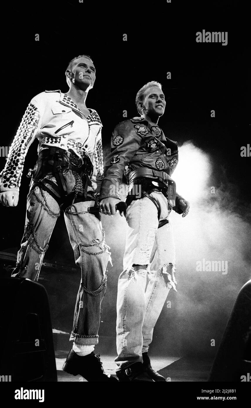 Bros concert at the NEC, Birmingham. 19th December 1988 Stock Photo - Alamy