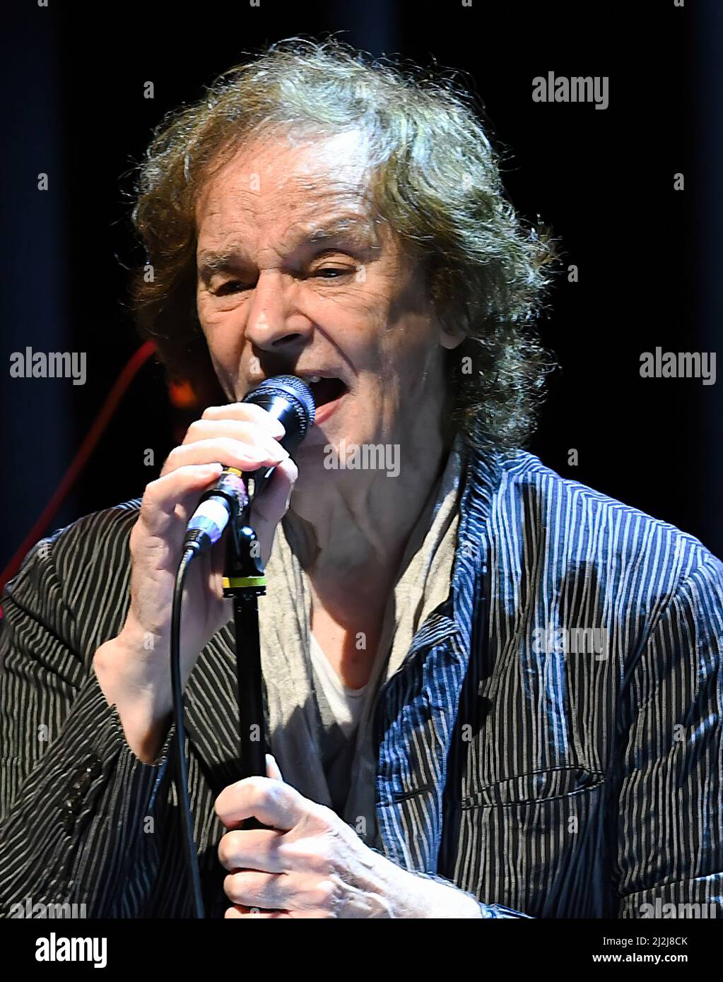 English singer, songwriter and musician, Colin Blunstone performs live ...