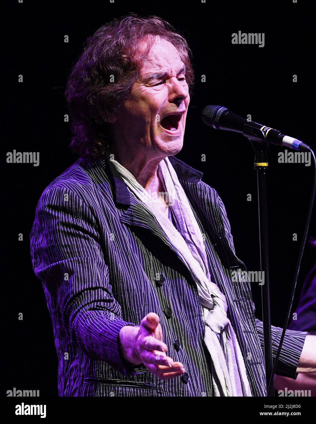 English singer, songwriter and musician, Colin Blunstone performs live ...