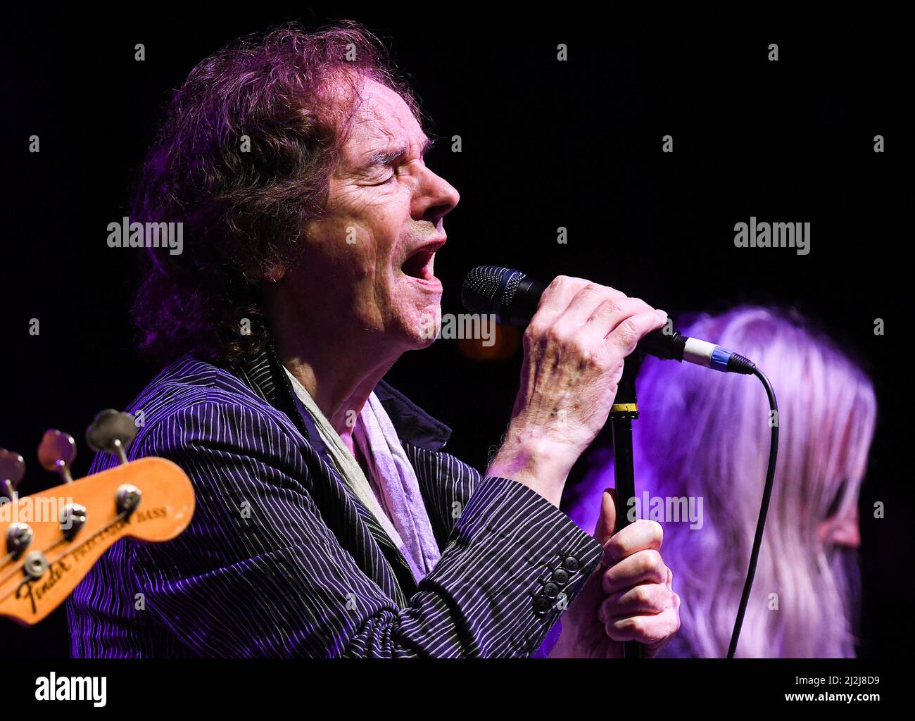 English singer, songwriter and musician, Colin Blunstone performs live ...