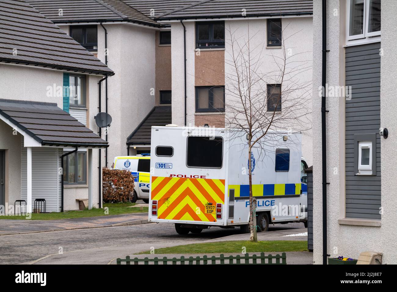 Polvanie View, Inverness, Highlands, Scotland. 1 April 2022. This is ...