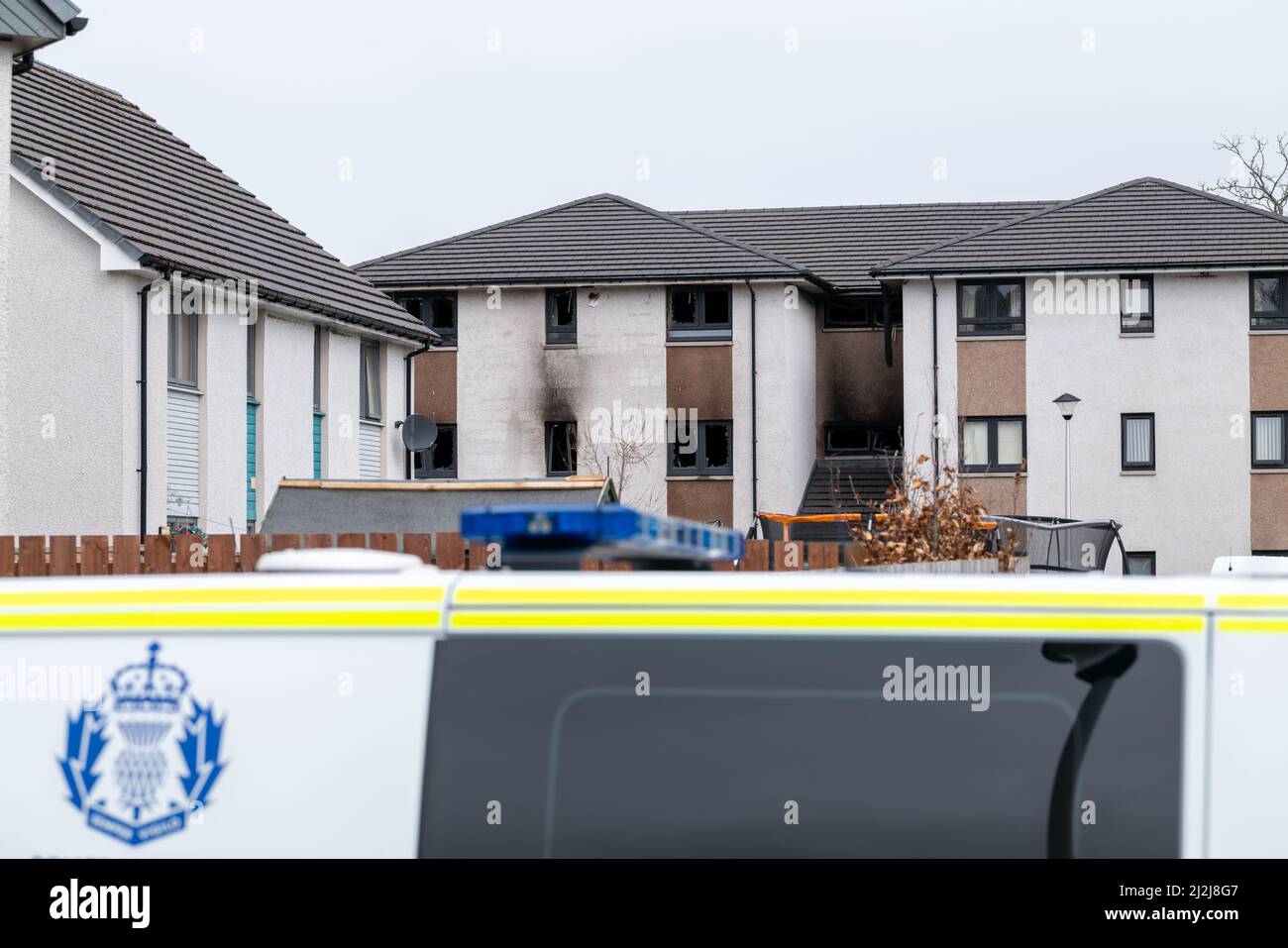 Polvanie View, Inverness, Highlands, Scotland. 1 April 2022. This is ...