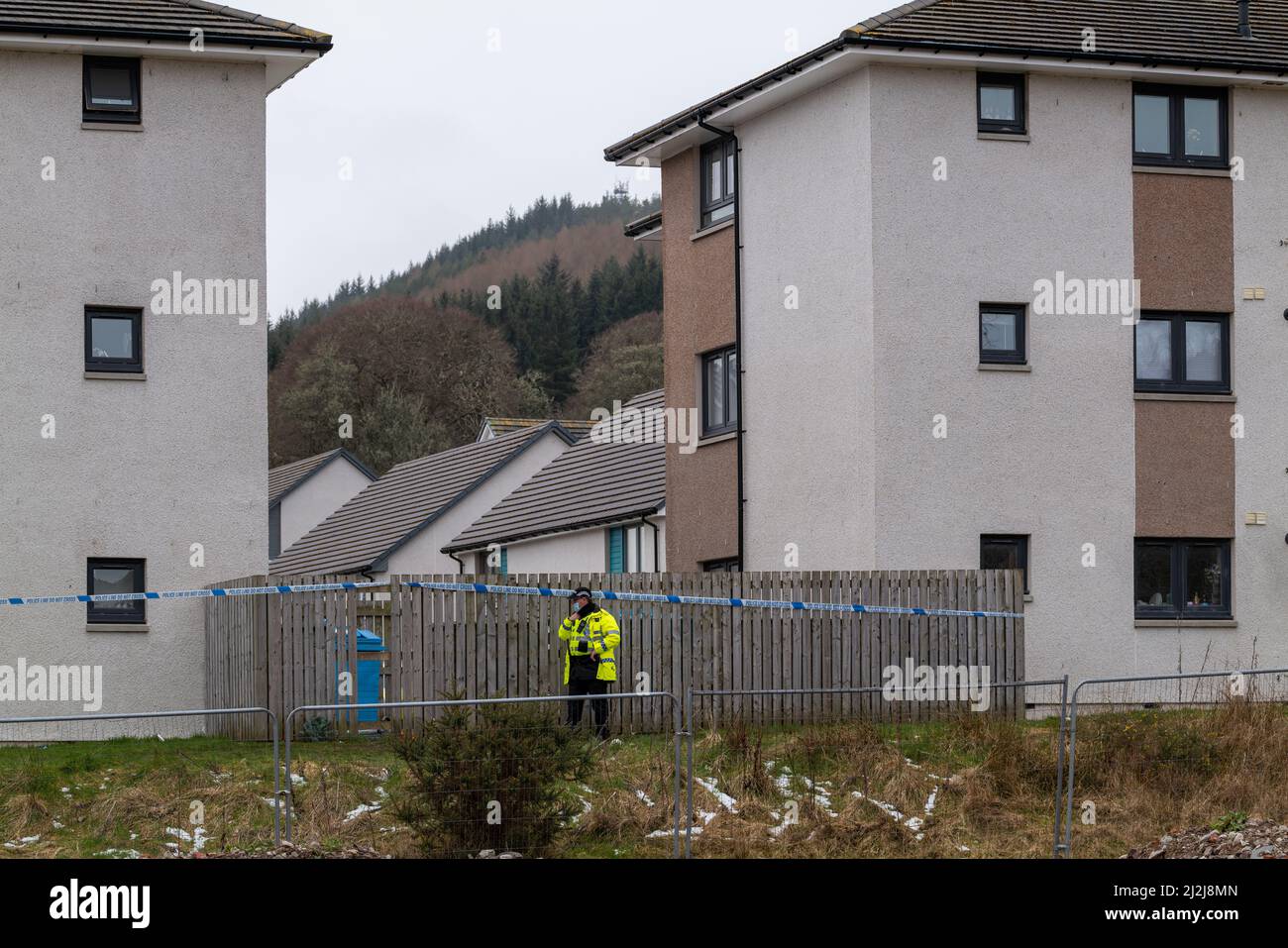 Polvanie View, Inverness, Highlands, Scotland. 1 April 2022. This is ...