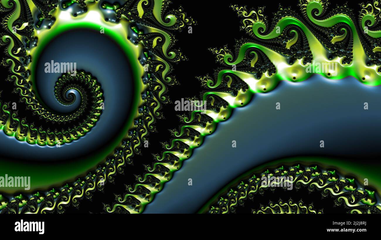 Abstract Computer generated Fractal design. A fractal is a never-ending ...