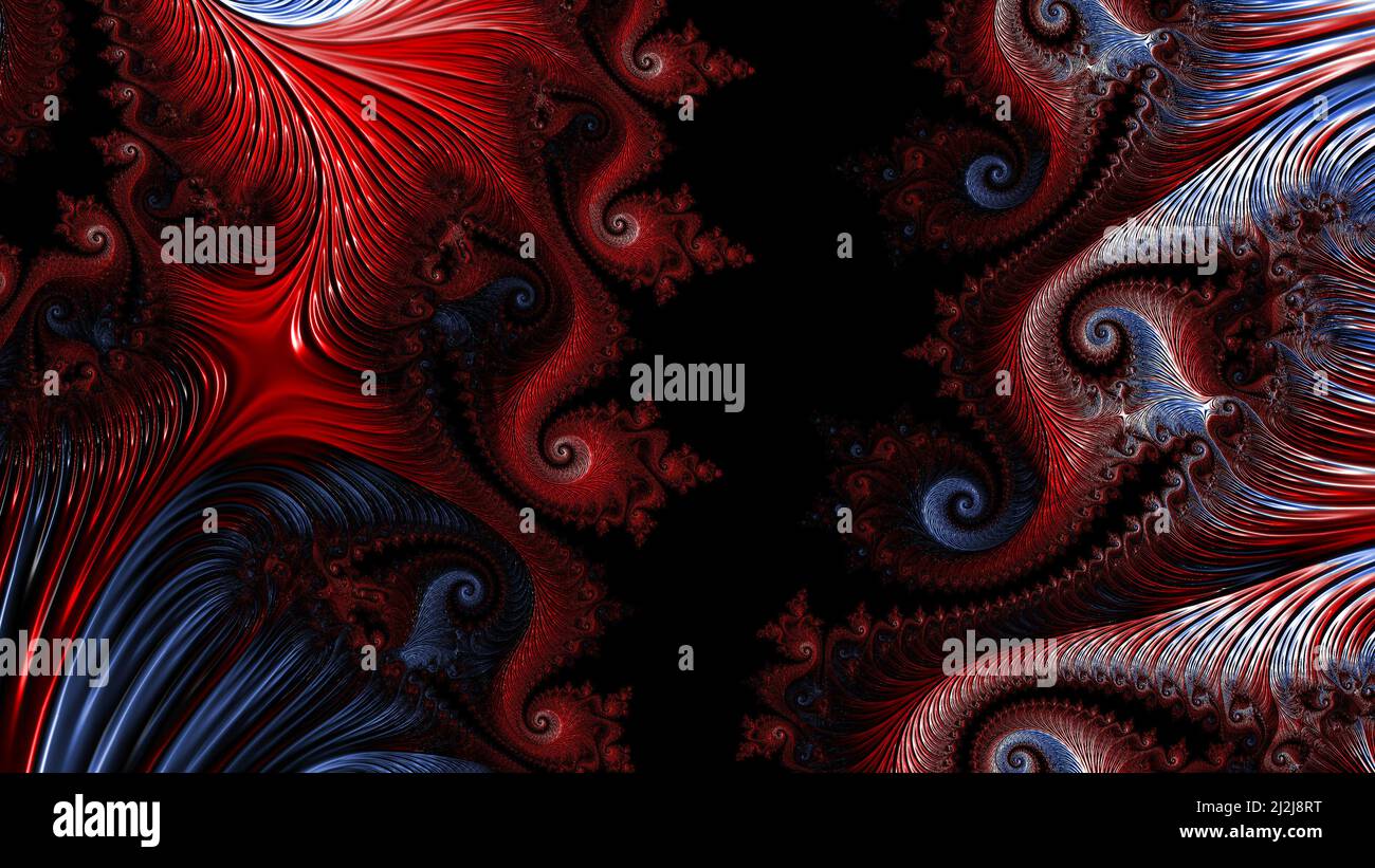 Abstract Computer generated Fractal design. A fractal is a never-ending ...