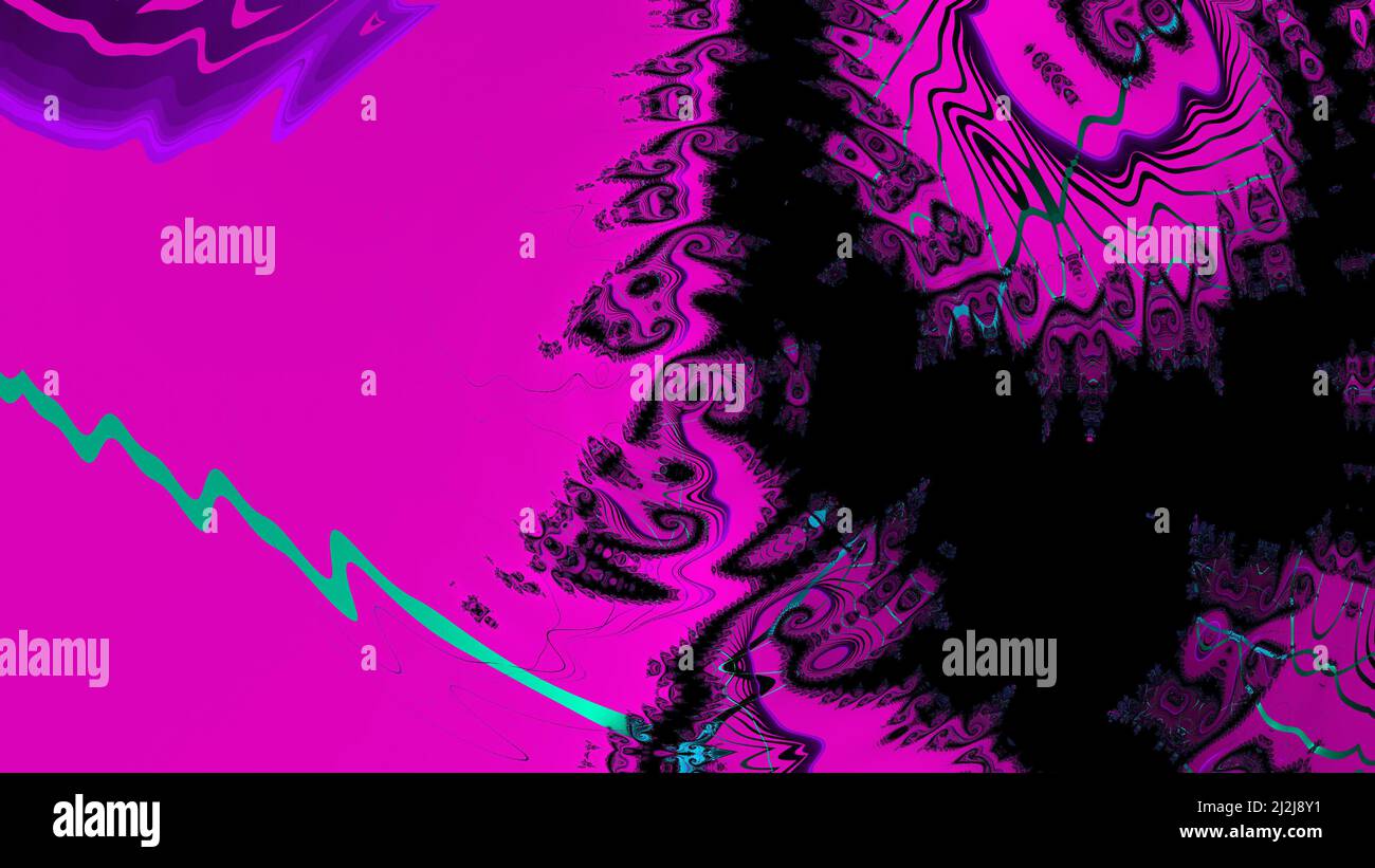 Abstract Computer generated Fractal design. A fractal is a never-ending ...