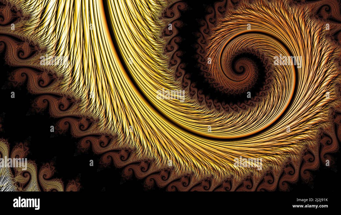 Abstract Computer generated Fractal design. A fractal is a never-ending ...