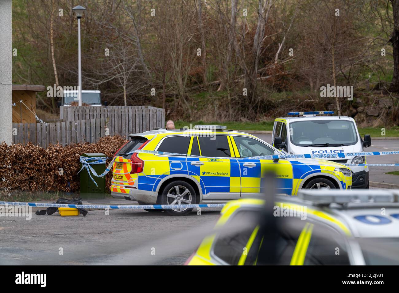 Polvanie View, Inverness, Highlands, Scotland. 1 April 2022. This is ...