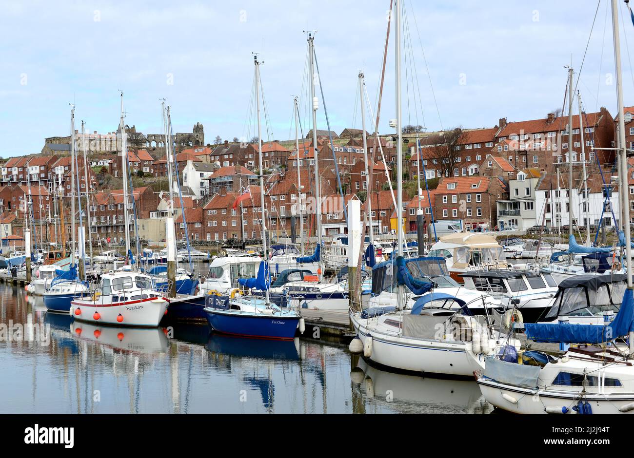 whitby in yorkshire Stock Photo - Alamy