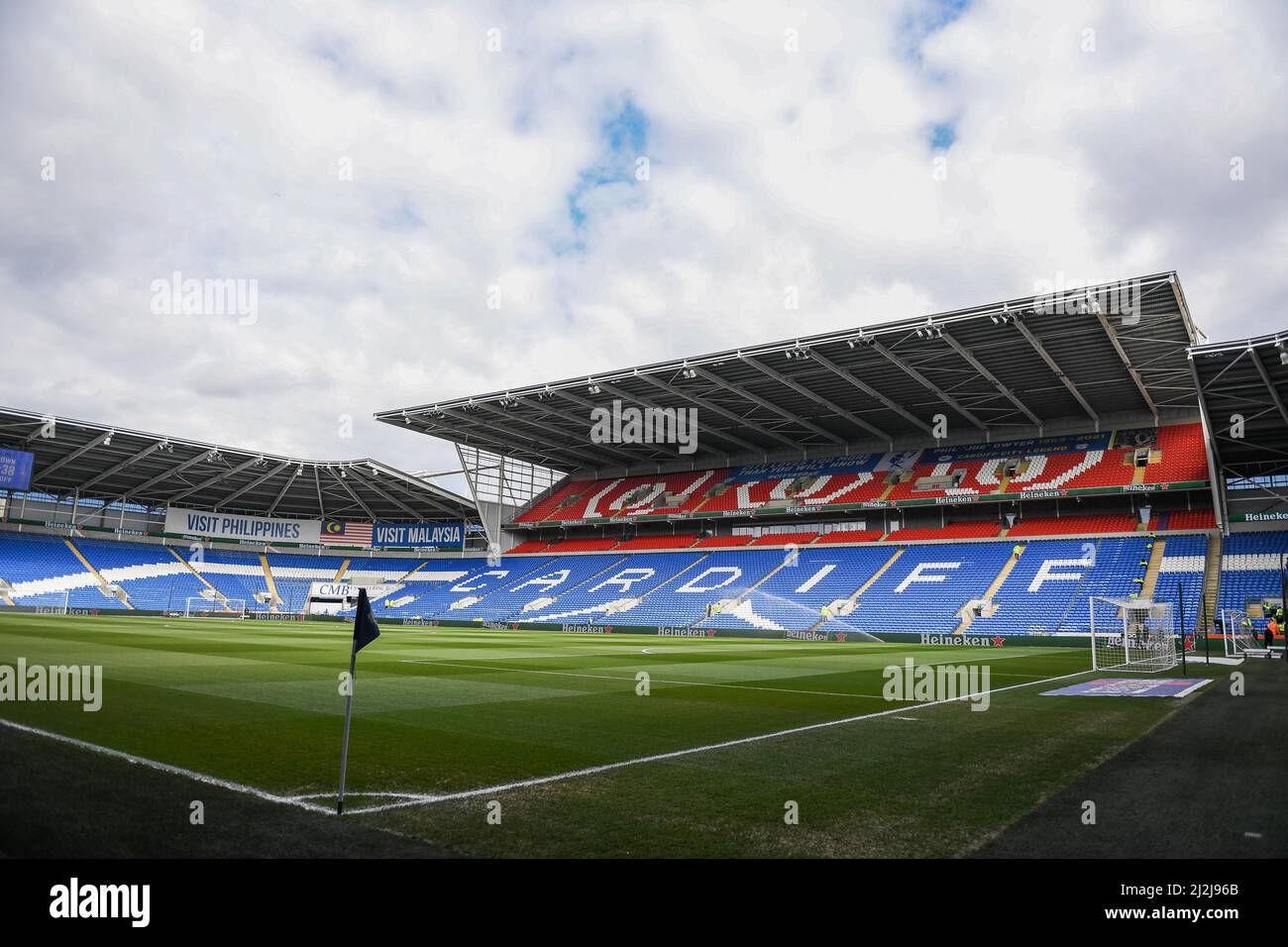 General view of Cardiff City Stadium, Home of Cardiff City Stock Photo ...