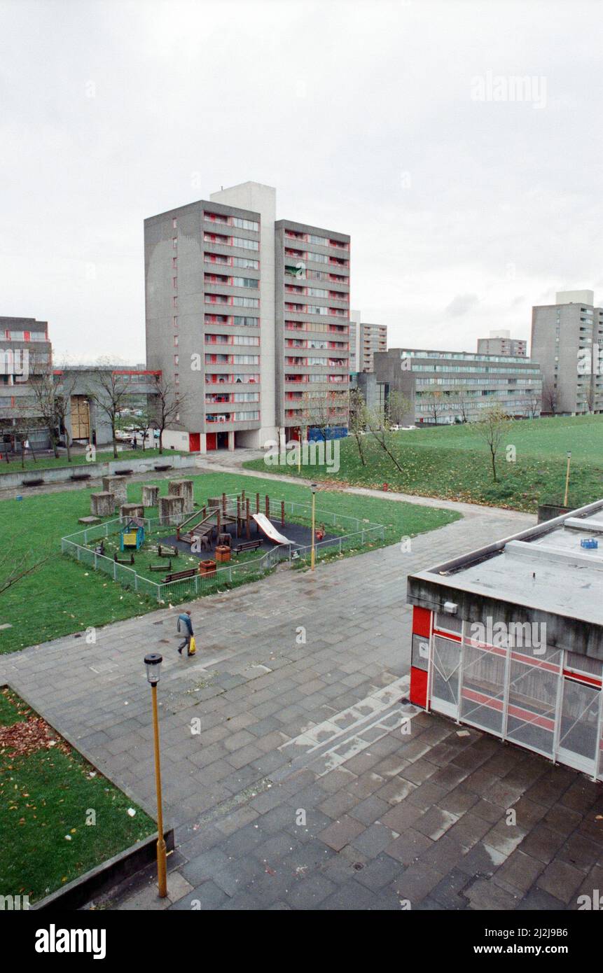 General views of Ferrier housing estate in Kidbrooke, Greenwich, south ...