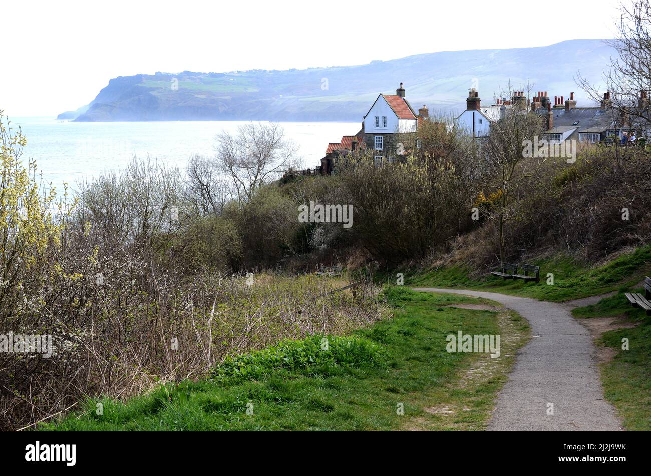 robin hoods bay near whitby Stock Photo - Alamy