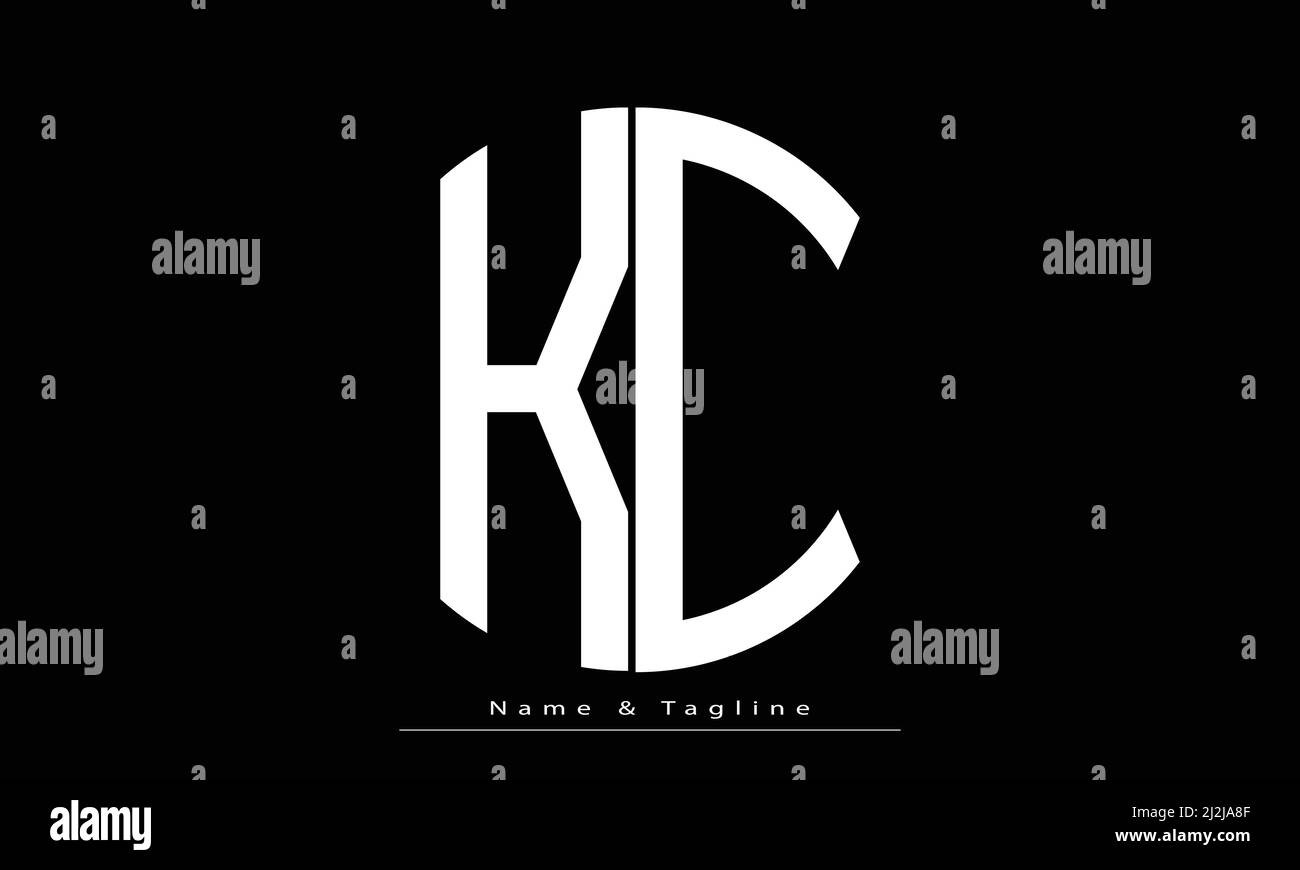 Alphabet letters Initials Monogram logo KC , CK Stock Vector Image ...