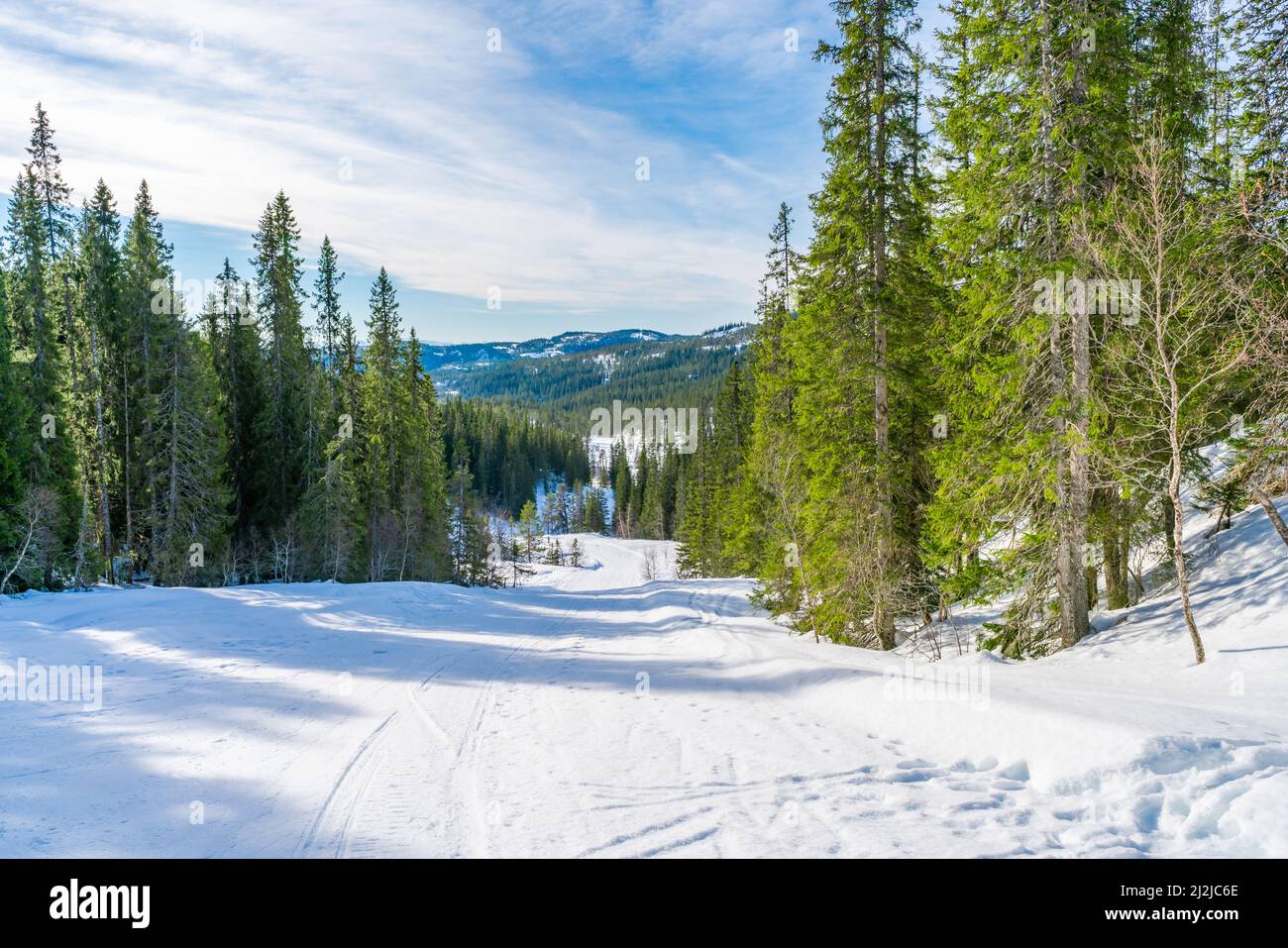 Trondheim norway landscape snow frost hi-res stock photography and ...