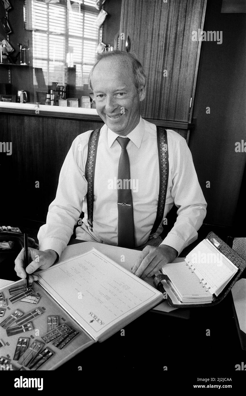 Colin Smith, merchandise director of Lambournes of Great Hampton Row ...