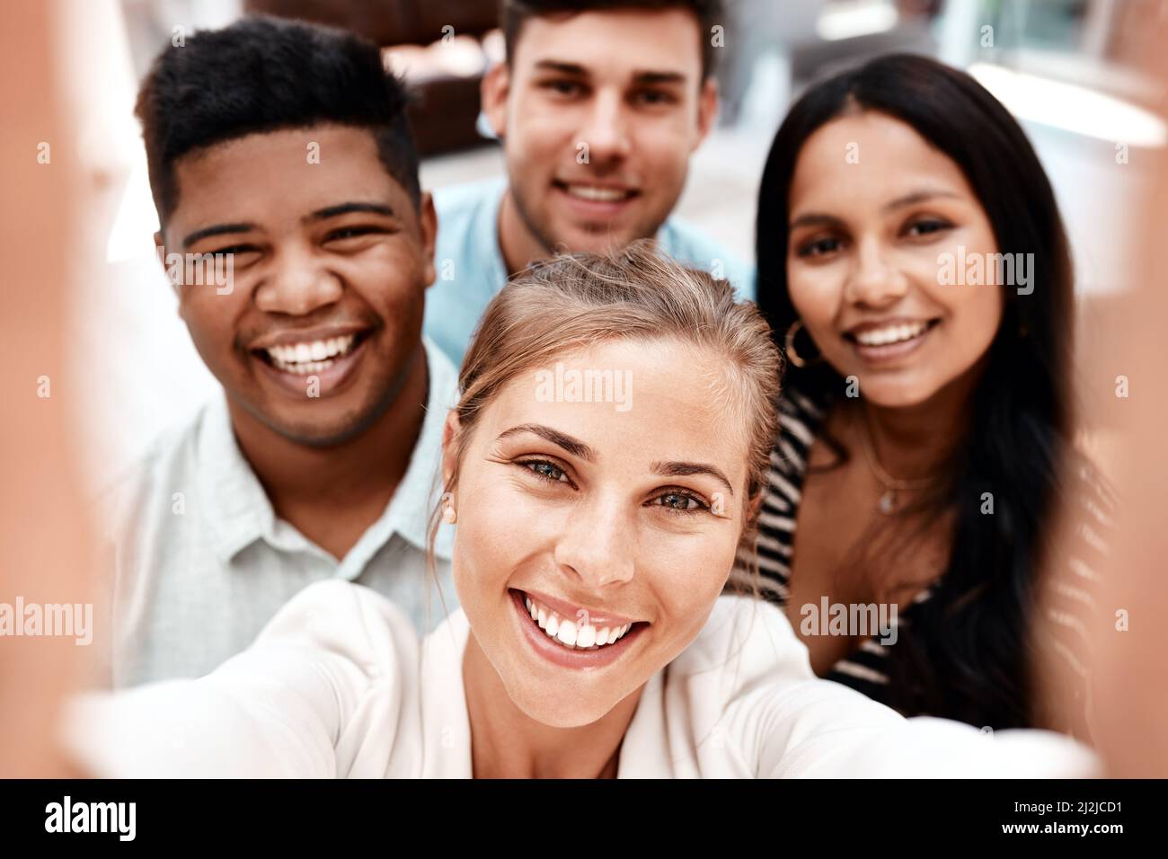 Theres success behind those smiles. Cropped portrait of a group of ...