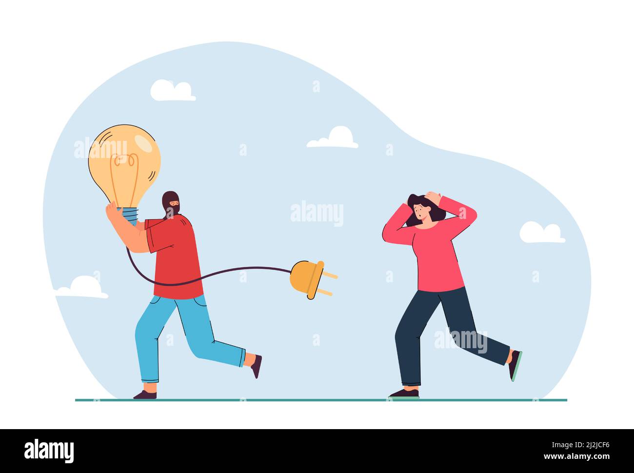 Female thief character Stock Vector Images - Alamy