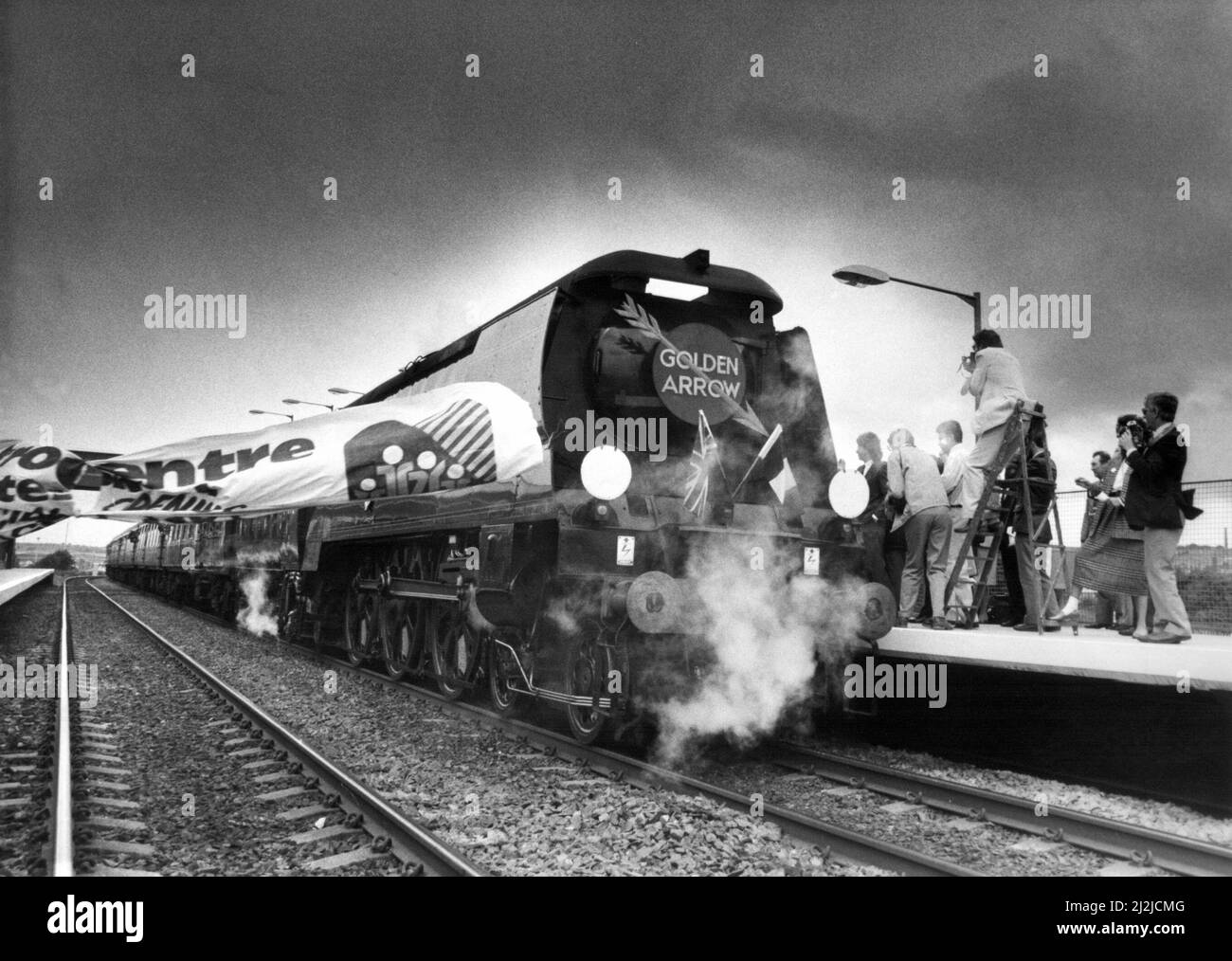 The City of Wells steam locomotive opens the new travel interchange at ...