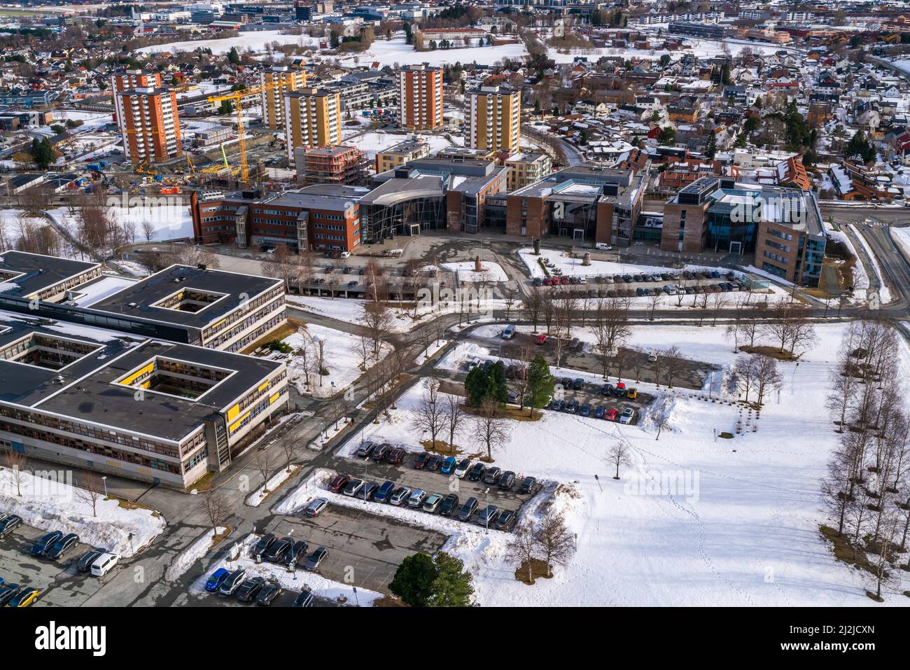 Aerial view trondheim fjord hi-res stock photography and images - Alamy