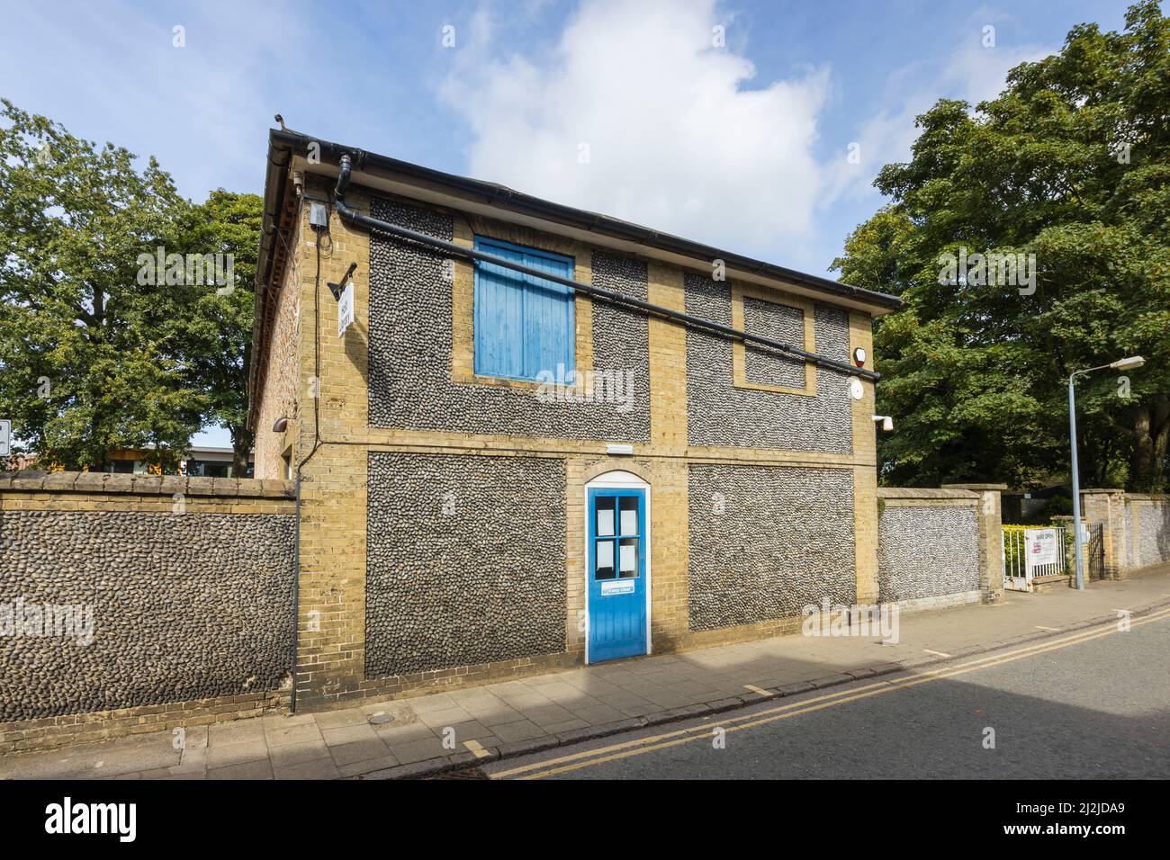 Holt Library, a small pebble and flint stone finished building in ...