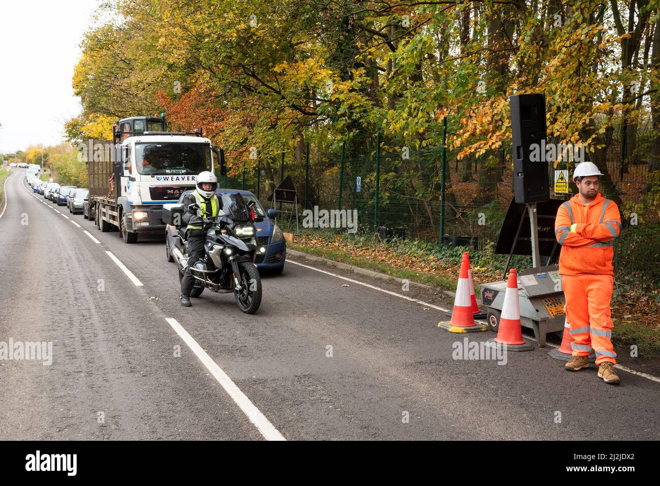 Hs2 causes traffic queue hi-res stock photography and images - Alamy