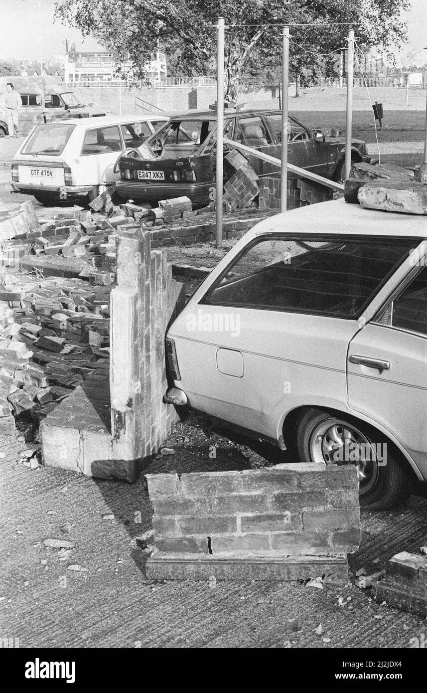 The Great Storm October 1987. Our Picture Shows . . . storm damage ...