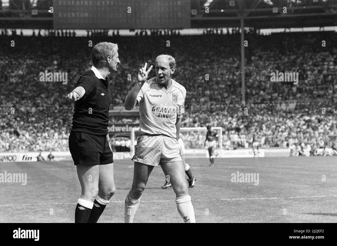 Everton 1-0 Coventry, Charity Shield football match at Wembley Stadium ...
