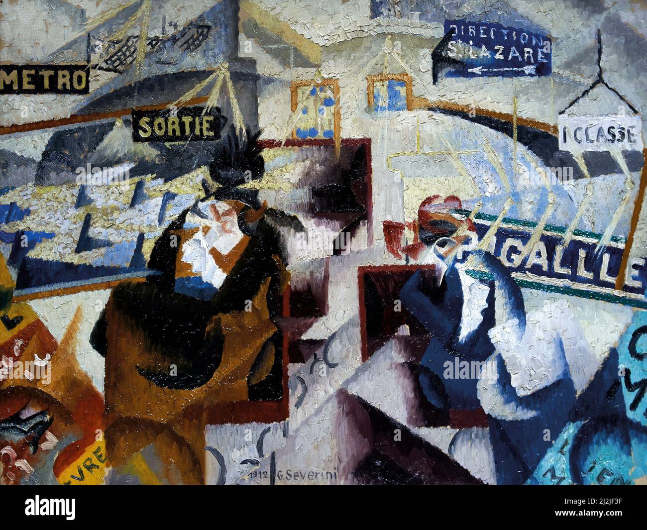Le Nord Sud - oil on canvas - Gino Severini - 1912 - Milano,Italy ...