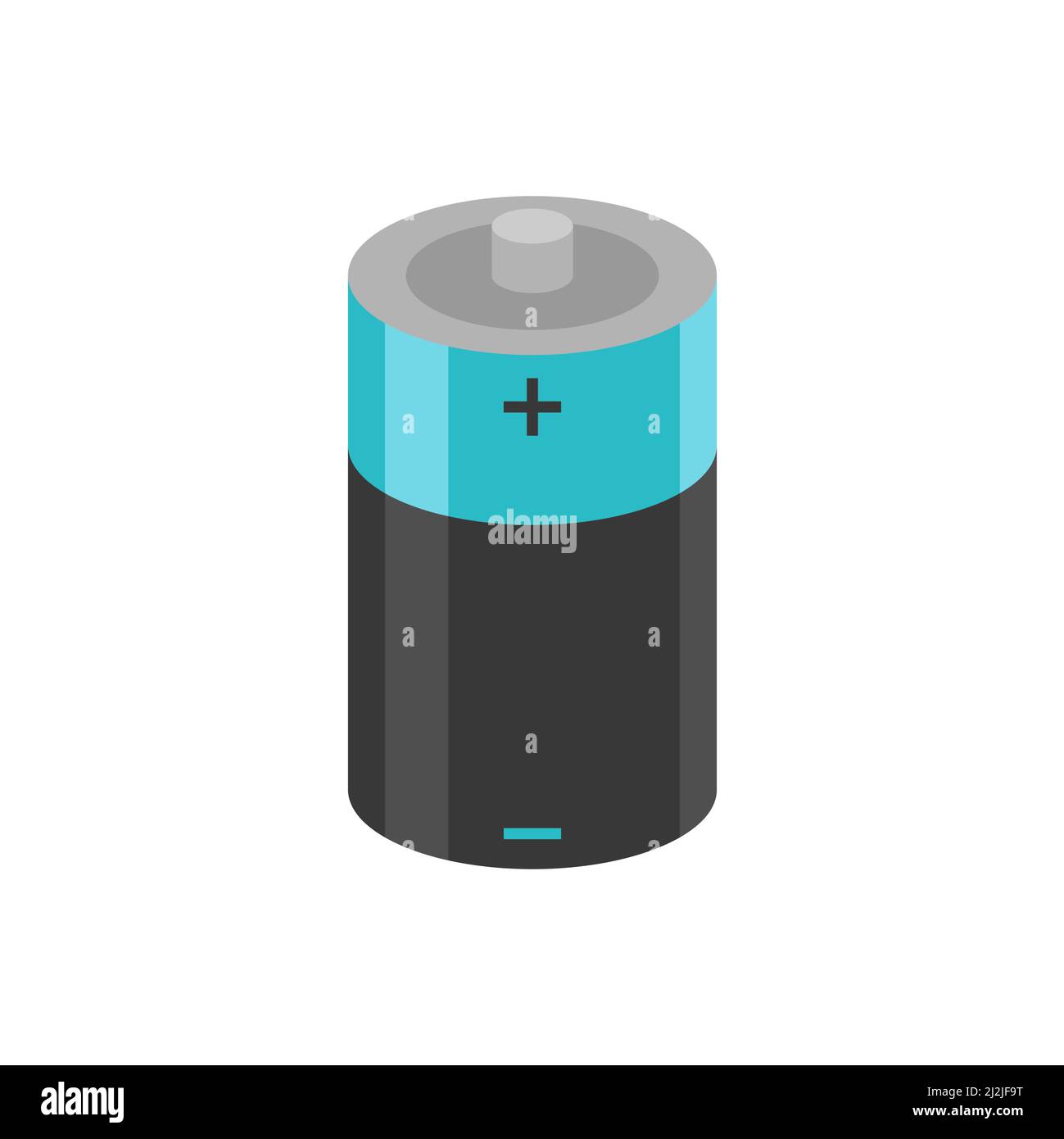 Battery vector icon isolated on white background Stock Vector Image ...