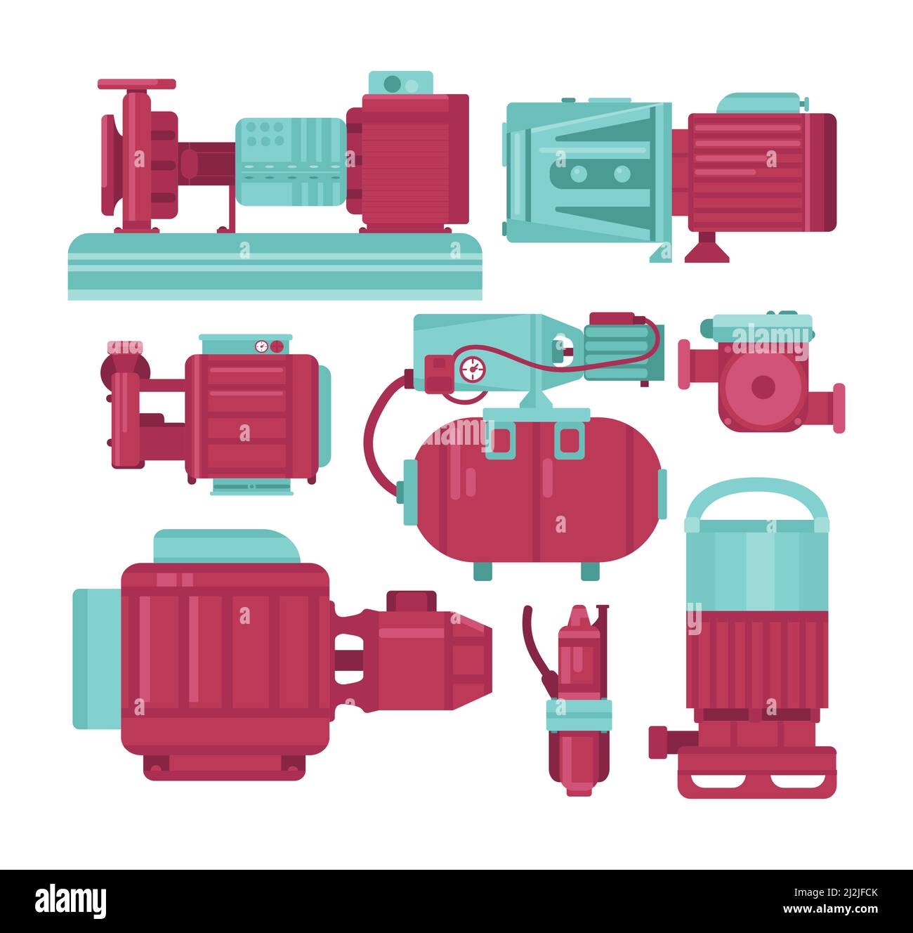 Electric motor Stock Vector Images - Alamy