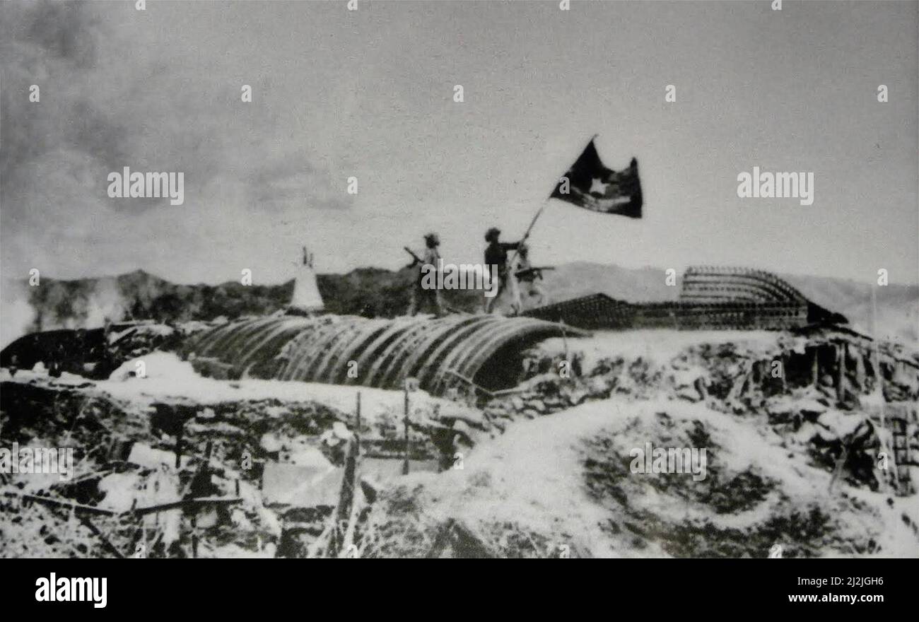 Victory in Battle of Dien Bien Phu, 1954 Stock Photo - Alamy