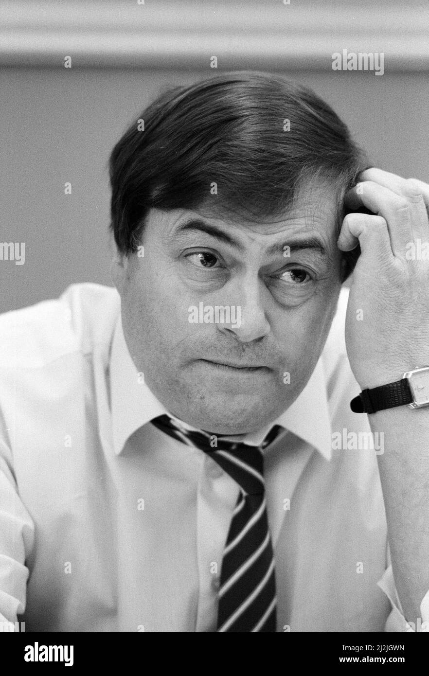 John Prescott MP, Member of Parliamentfor Hull East, and Shadow ...
