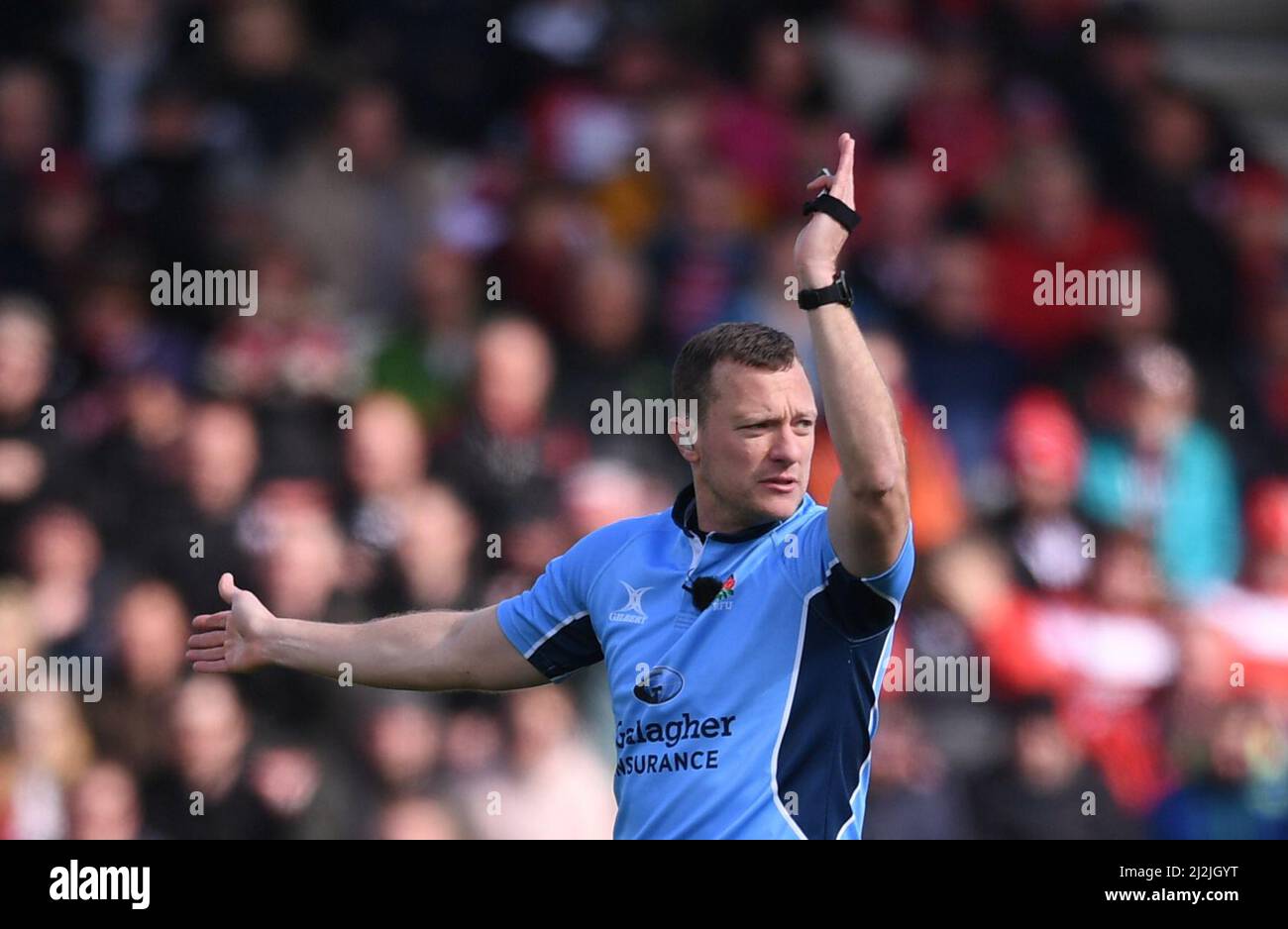 Kingsholm Stadium, Gloucester, Gloucestershire, UK. 2nd Apr, 2022 ...