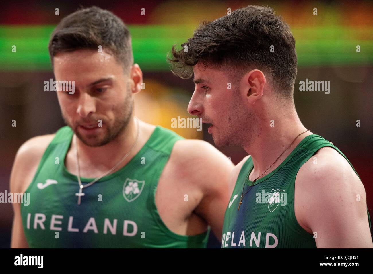Brian Gregan and Cillin Greene IRL competing the men’s 4x400m relay on ...