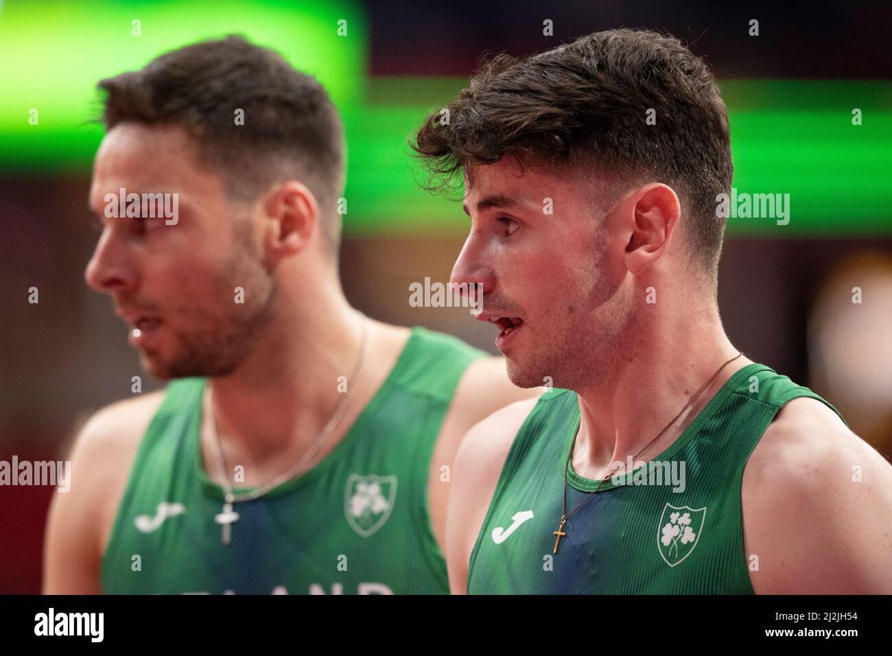 Brian Gregan and Cillin Greene IRL competing the men’s 4x400m relay on ...